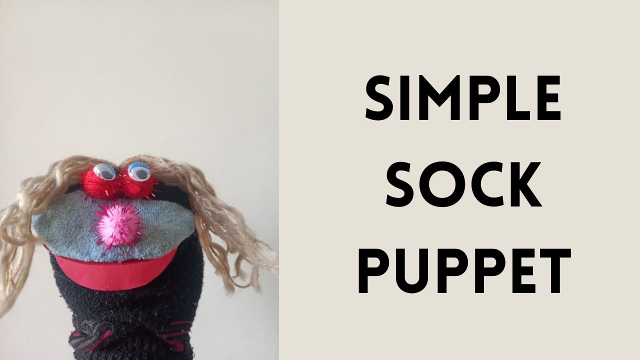 Simple Sock Puppet | DIY - YouTube