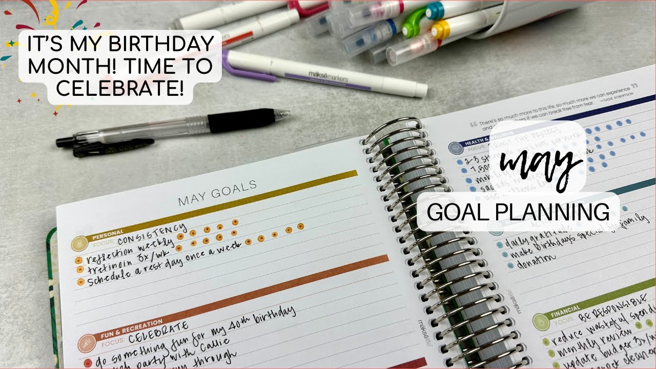 MAY 2024 GOALS + week 18 weekly actions | MAKSELIFE MONTHLY GOAL ...