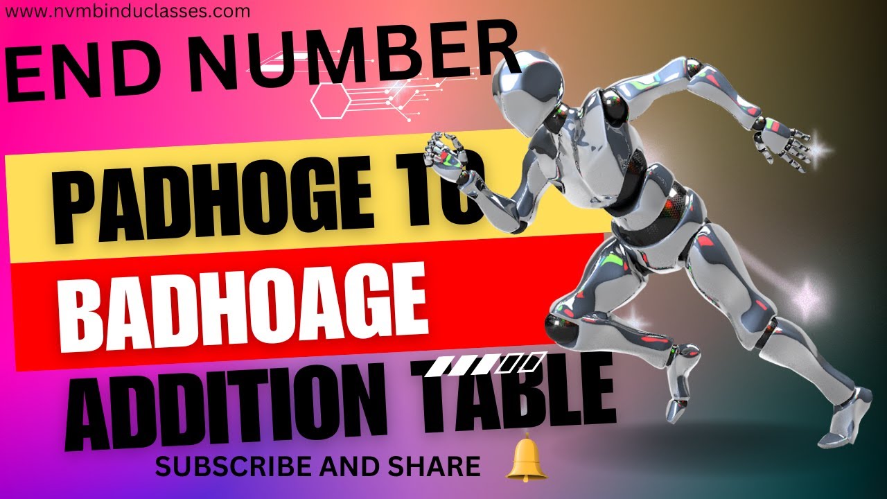 End number, carry number and table of Addition class 2 Math - YouTube