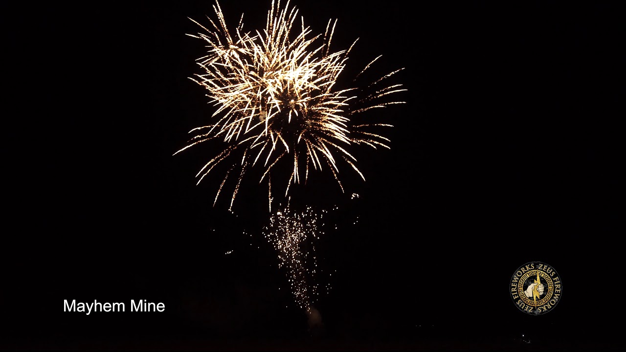 Mayhem Mine | Fountains & Mines | Zeus Fireworks - YouTube
