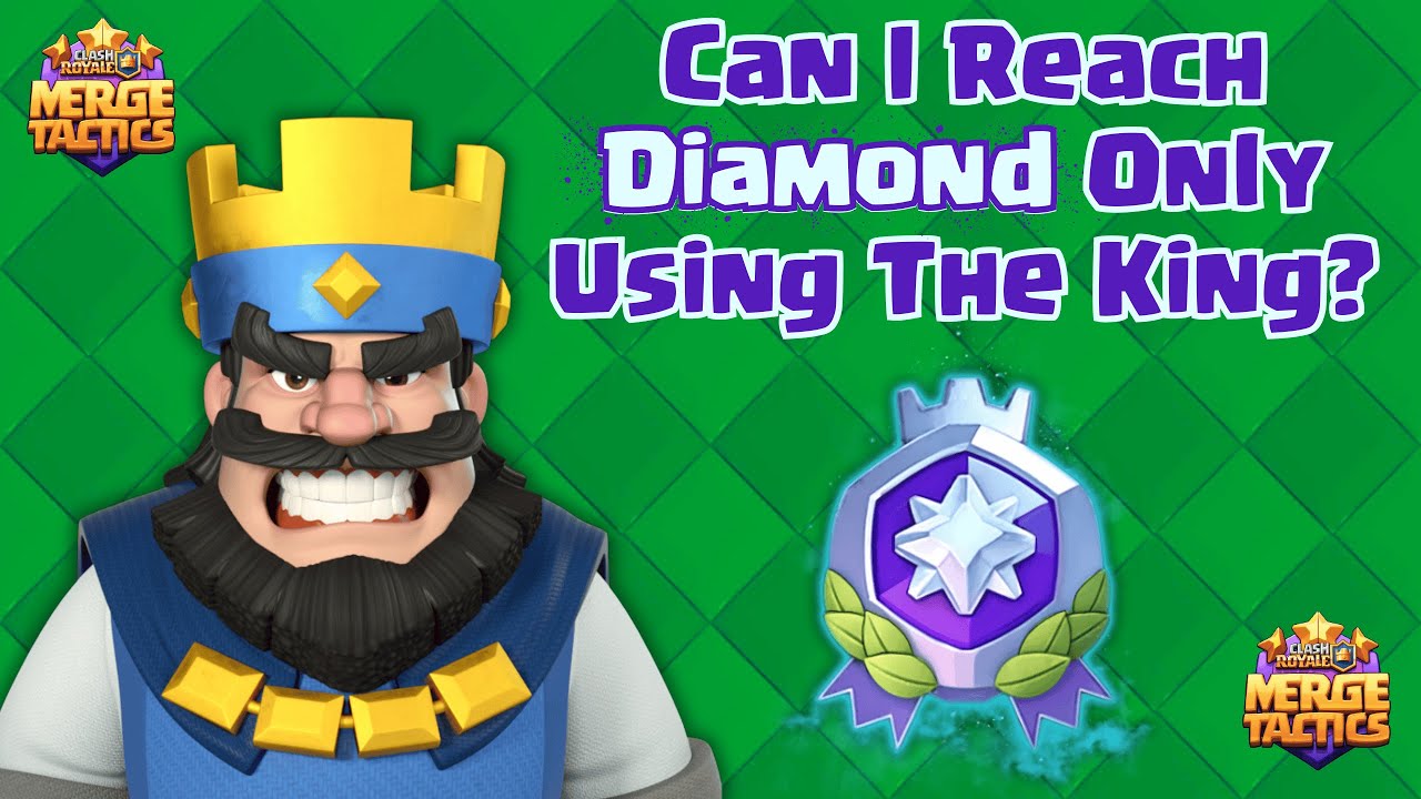 Merge Tactics - Only Using The King To Diamond - Day 2 - YouTube