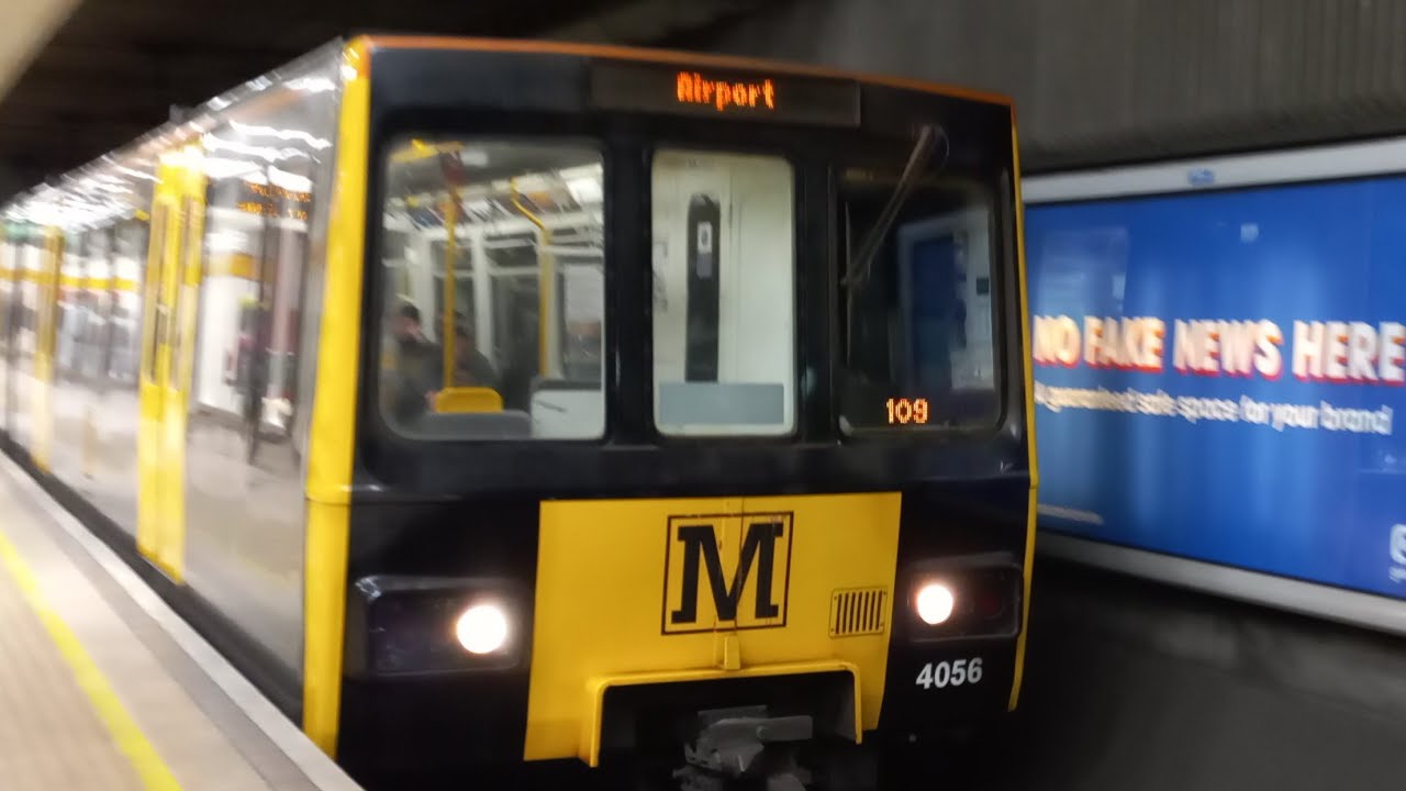 Tyne And Wear Metro Class 599 4056 - YouTube