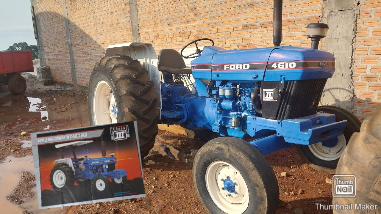 Trator Ford 4610, Força 3 muito original - YouTube