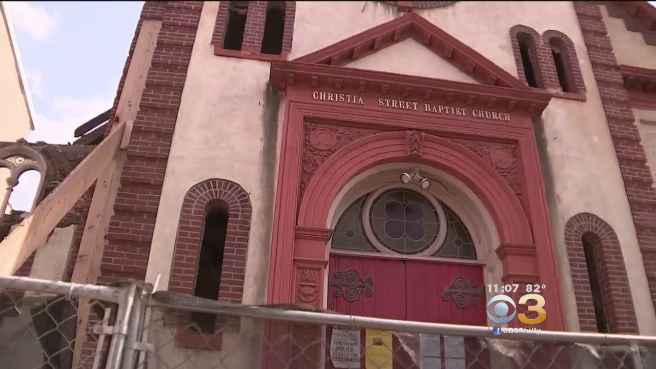 Demolition Underway At 1890s Philadelphia Church - YouTube