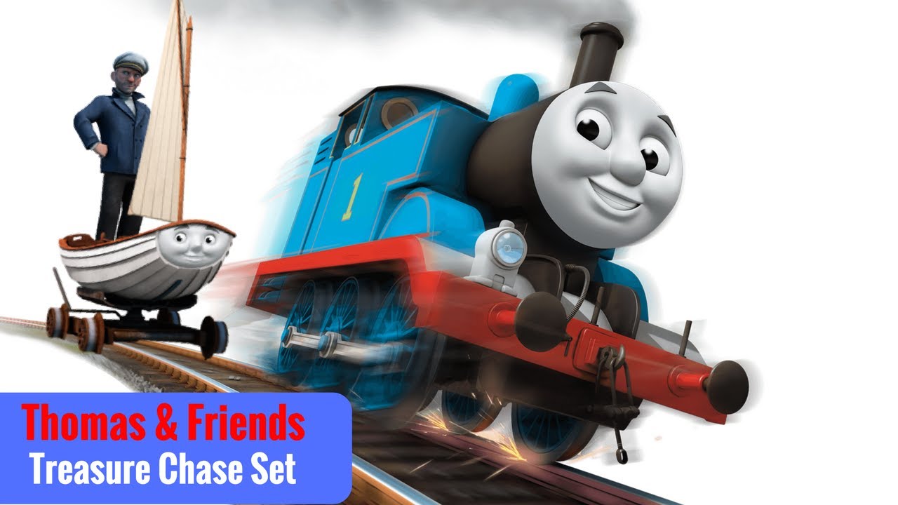Thomas And Friends Treasure Chase Set With Skiff - TRAINS FOR CHILDREN ...