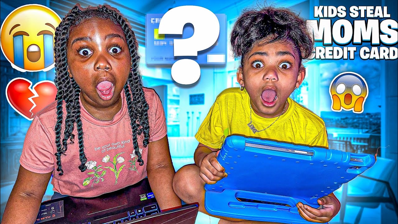 Kids Steal Moms Credit Card For Robux ! 😱 Part 1 - YouTube