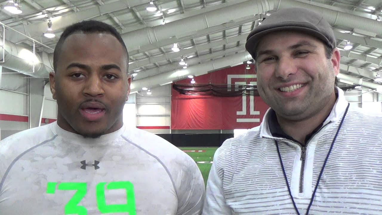 Fullback Marc Tyson Interview At 2016 Temple Pro Day - YouTube