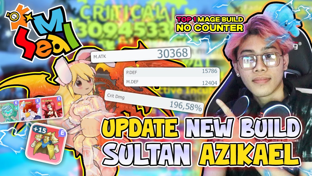 REVIEW SULTAN "AZIKAEL" NEW BUILD ?! TOP 1 MAGE DAMAGE 3 JUTA !! - SEAL ...