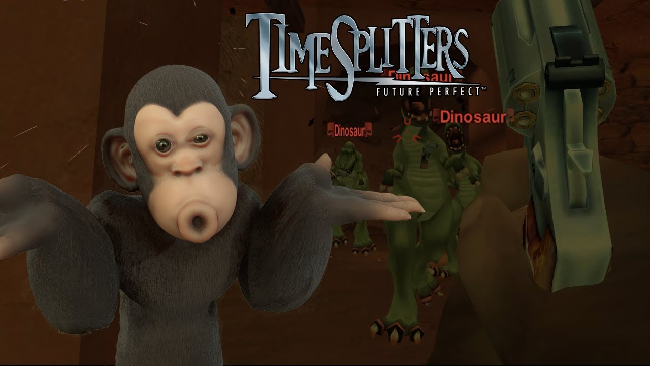 TimeSplitters: Future Perfect - TDM / Monkey VS all Dinosaurs / Mexico ...