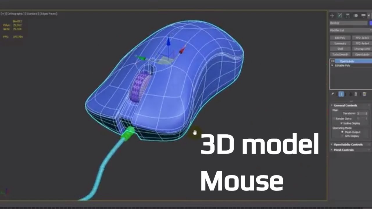[3D model] Razer DeathAdder based mouse [finished] - YouTube
