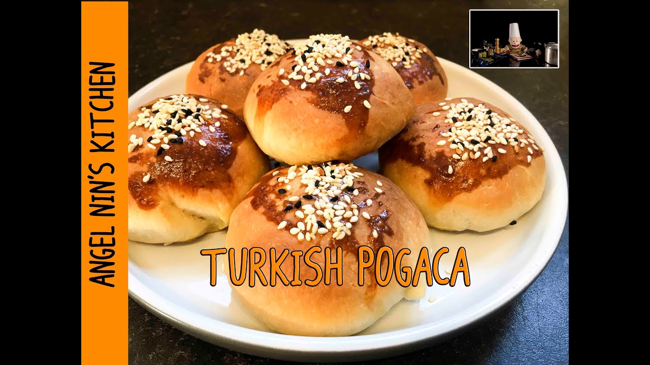 Pogaca (Turkish Buns) 💯🔝 Home made Recipe (Feta Cheese & Dill) Baked ...