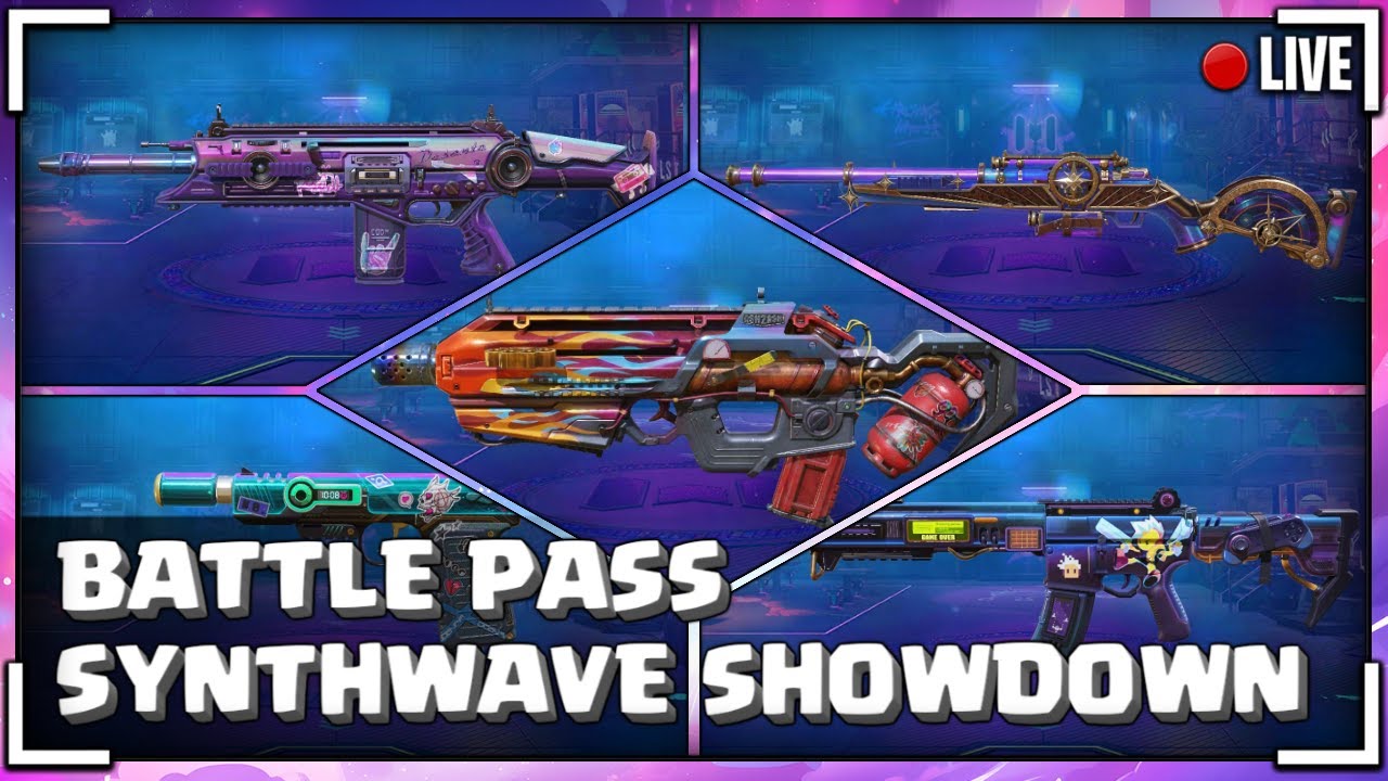 🟠 CALL OF DUTY : MOBILE - BATTLE PASS : SYNTHWAVE SHOWDOWN 🎤🎶 [SAISON 6 ...