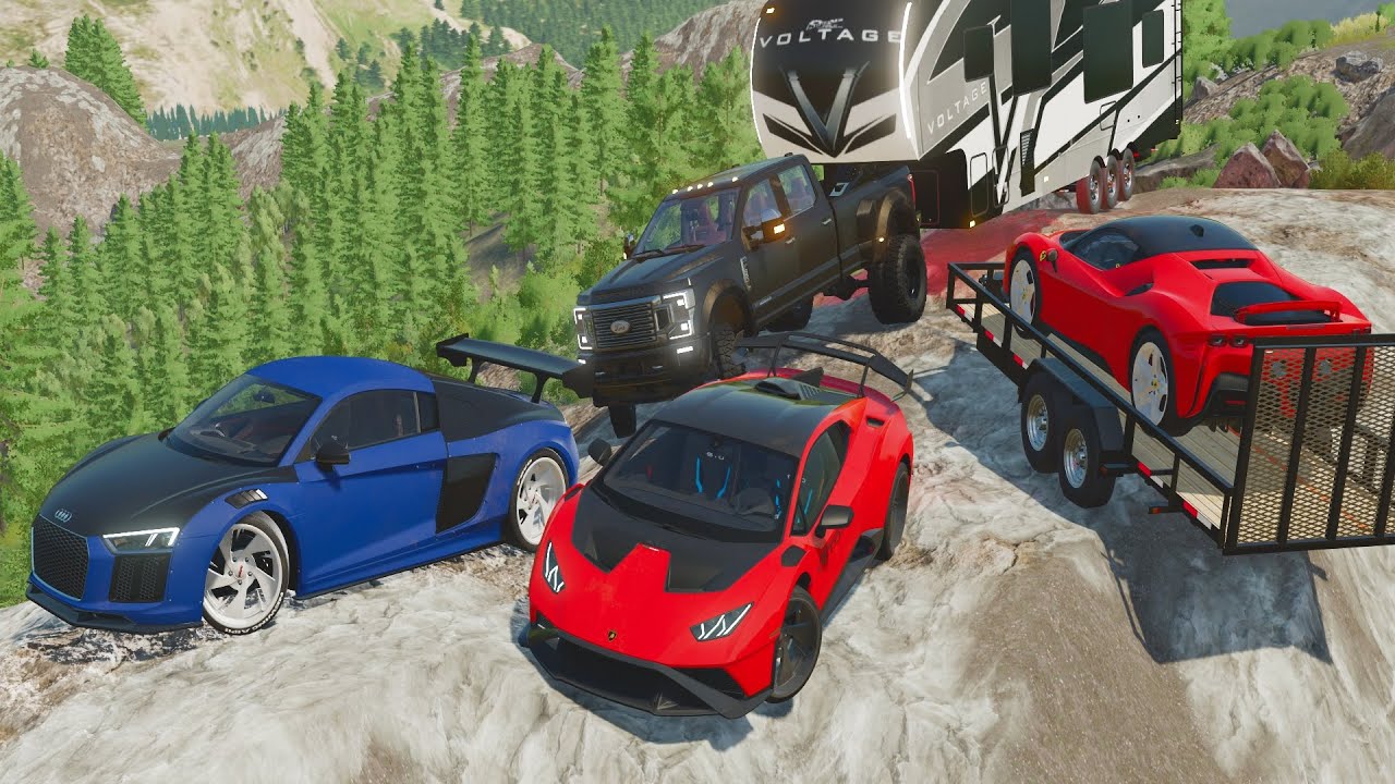 CRAZY MILLIONAIRE TAKES CRAZY SUPERCARS CAMPING (LAMBORGIHNI STO AND ...