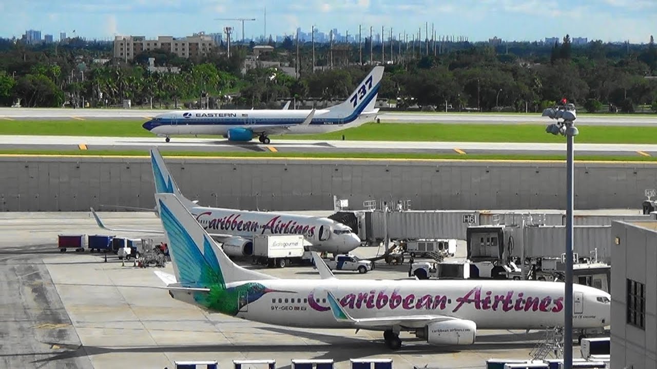 Plane Spotting At KFLL Fort Lauderdale Hollywood International Airport ...