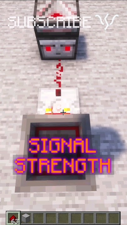 Detect SIGNAL STRENGTH CHANGING with OBSERVERS! | Redstone with PsiVolt #minecraft #redstone ...