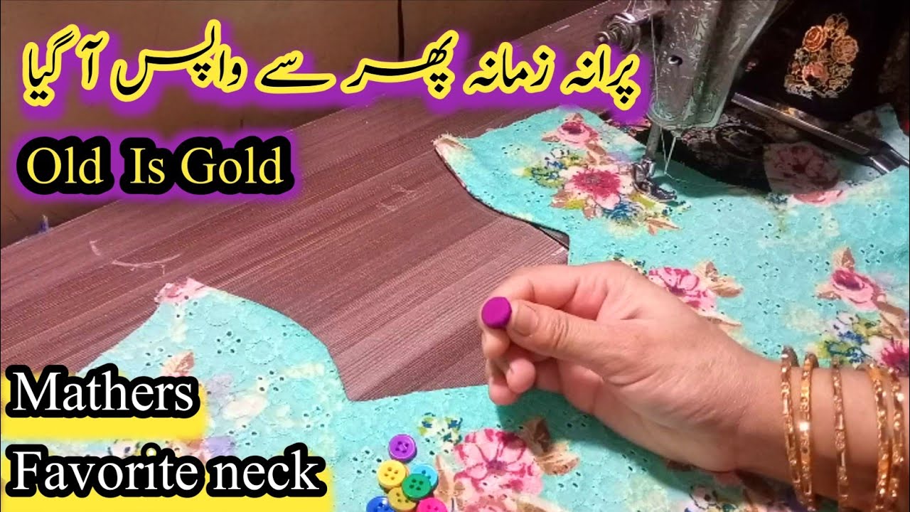 Simple and beautiful Neck dasign cutting and stitching with triangles ...