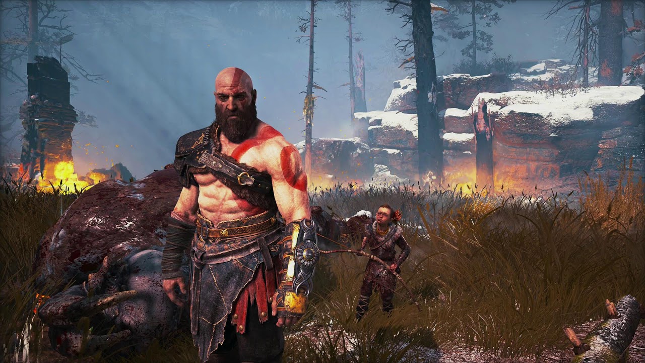 God Of War 4k 60 FPS ULTRA HDR MAX Q - YouTube