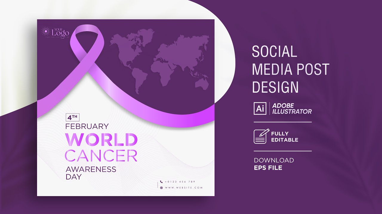 World Cancer Awareness Day | Post design for Instagram - Grafix Circle ...