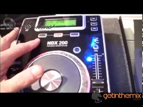 Numark NDX 200 DJ CD Deck with DJ Tutor @ www.getinthemix.co.uk - YouTube