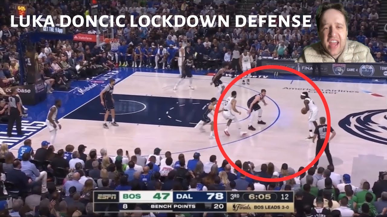 LUKA DONCIC finally playing outstanding, lockdown defense in Game 4 of ...