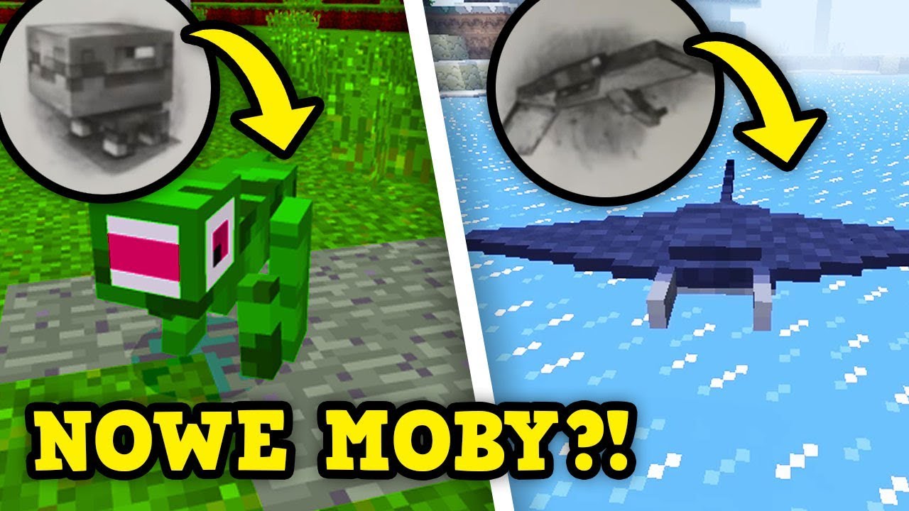 NOWE MOBY W MINECRAFT 1.14? - YouTube