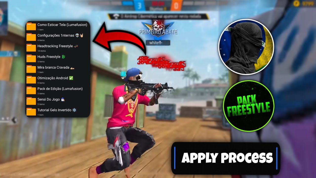 Freestyle Sensi 👾 Full Settings 🇧🇷| 99% Headshot White FF noskill.sensi 📂 Apply process - YouTube