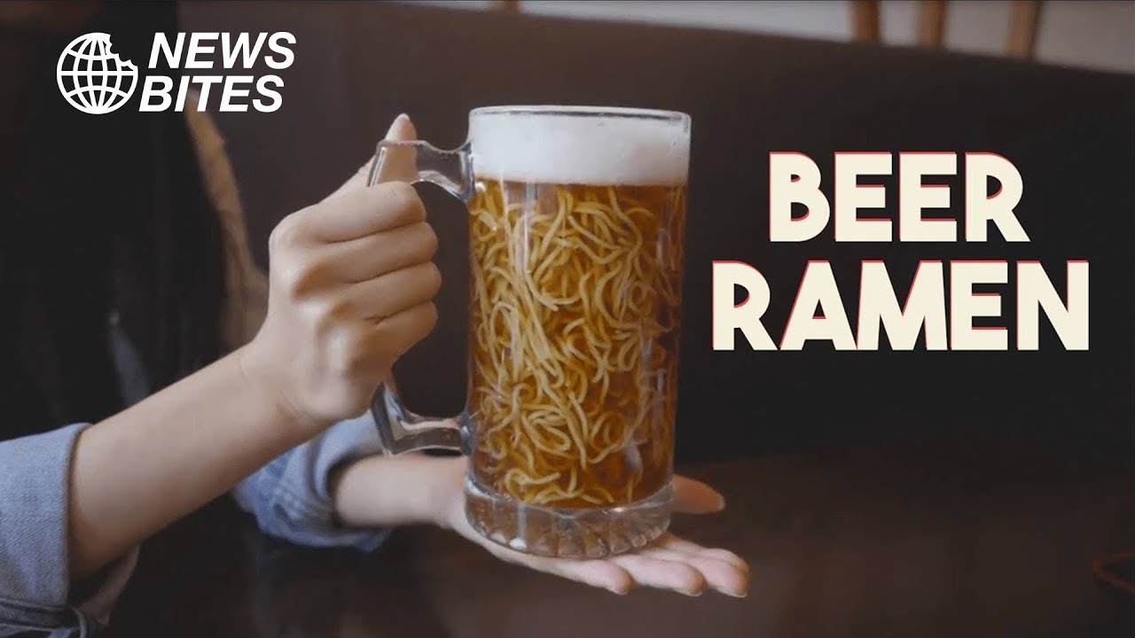 BEER RAMEN | News Bites - YouTube