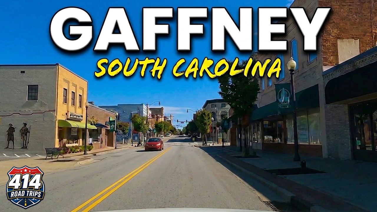 Driving through Gaffney & East Gaffney, South Carolina - YouTube