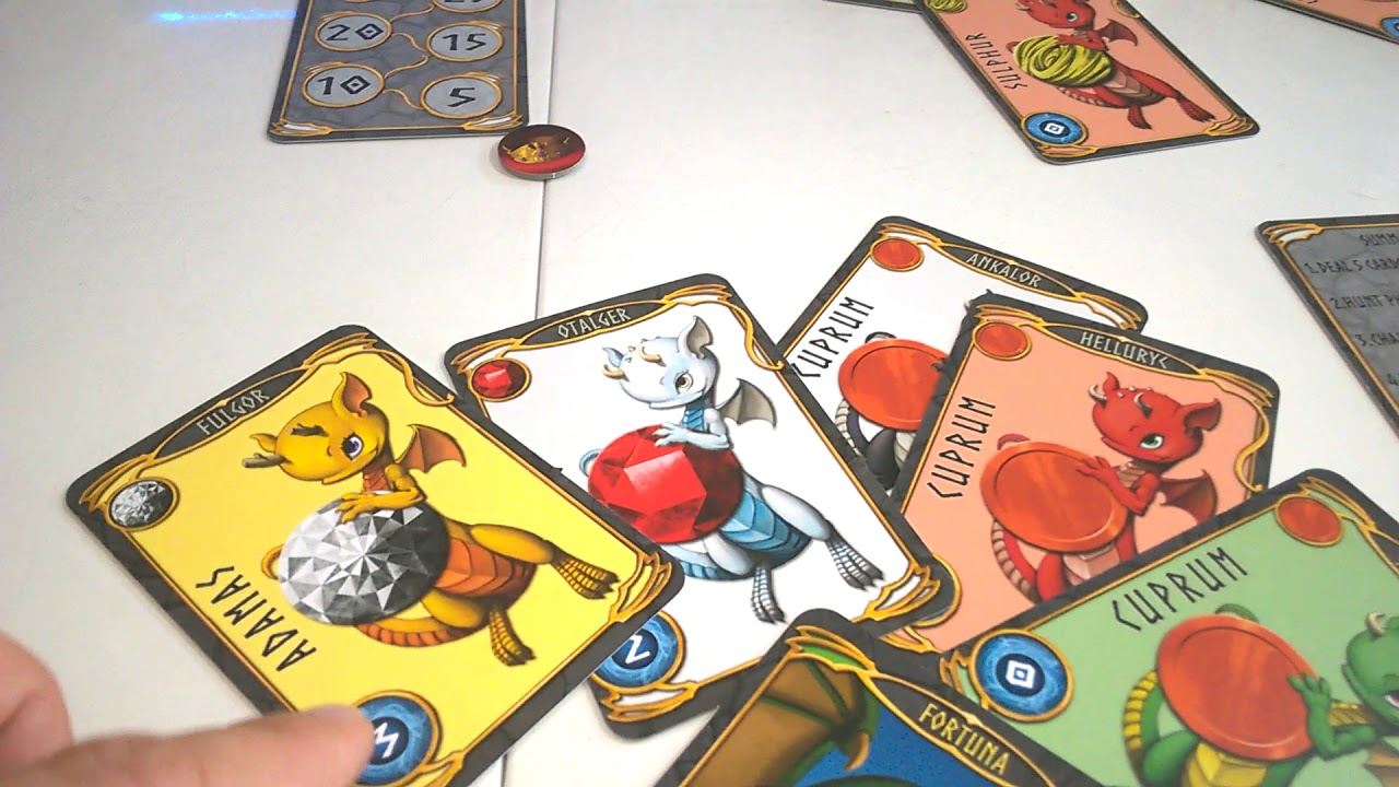 Dragon Rush The Card Game - przebieg gry - YouTube