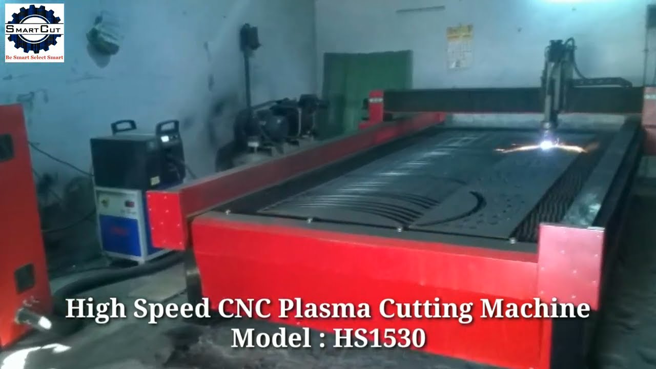 CNC Plasma Cutting Machine | HS1530 | SMARTCUT TECHNOLOGIES - YouTube
