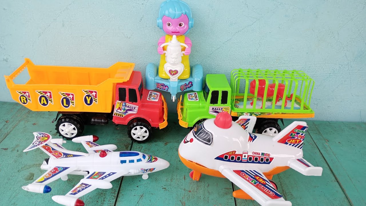 new cartoon video aeroplane doll plen car video @nomantoysTv - YouTube