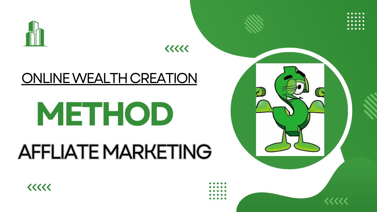 Online wealth creation methods,affiliate marketing - YouTube