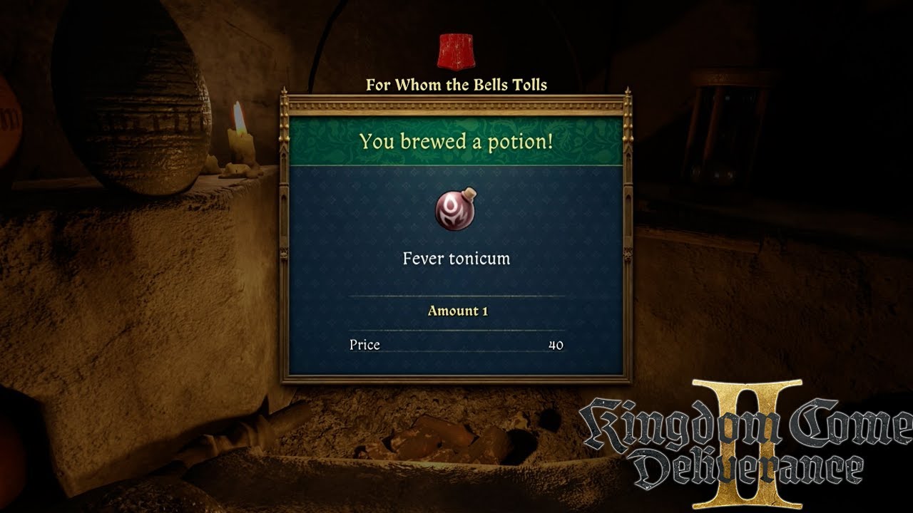 Fever Tonic Brewing Guide - For Whom the Bells Tolls Quest | Kingdom ...