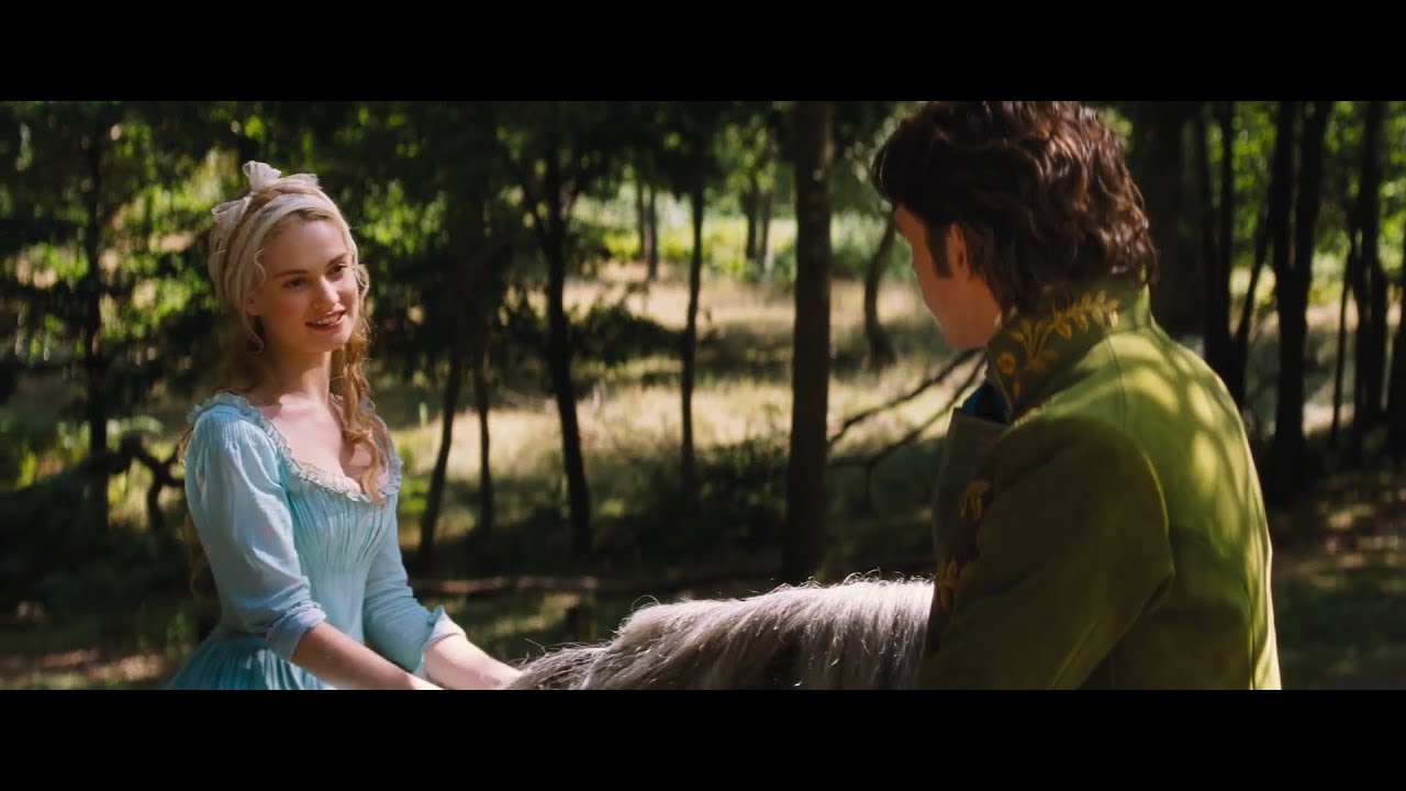 Cinderella 2015 - Ella and Kit First Meeting (Korean Dub) - YouTube