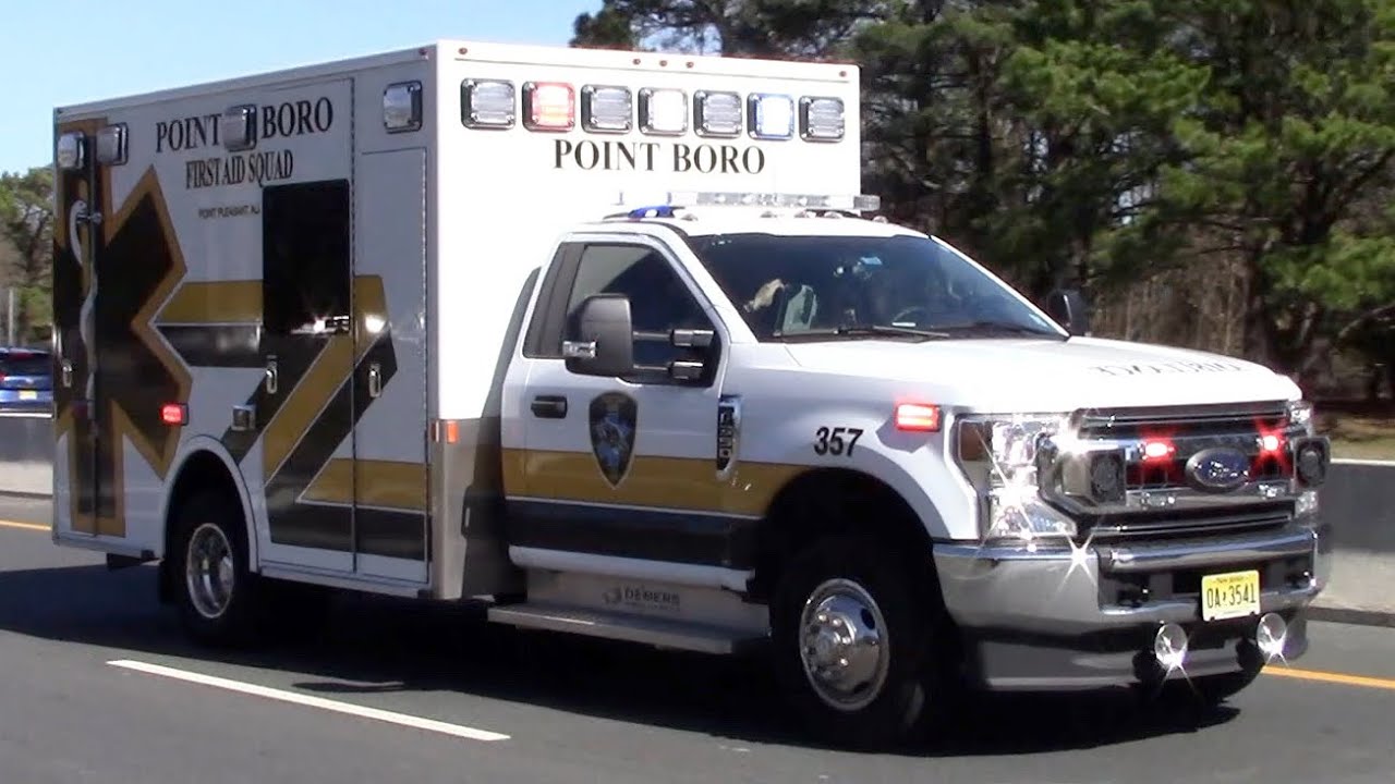 Point Pleasant Boro Ambulance 357 Responding 4-2-23 - YouTube