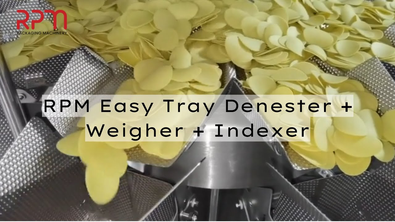 RPM Packaging Machinery - RPM Easy Tray Denester + Weigher + Indexer ...