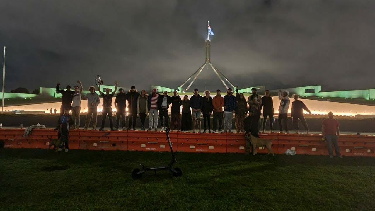 Canberra Protest 6 to 16th February 2023 - YouTube