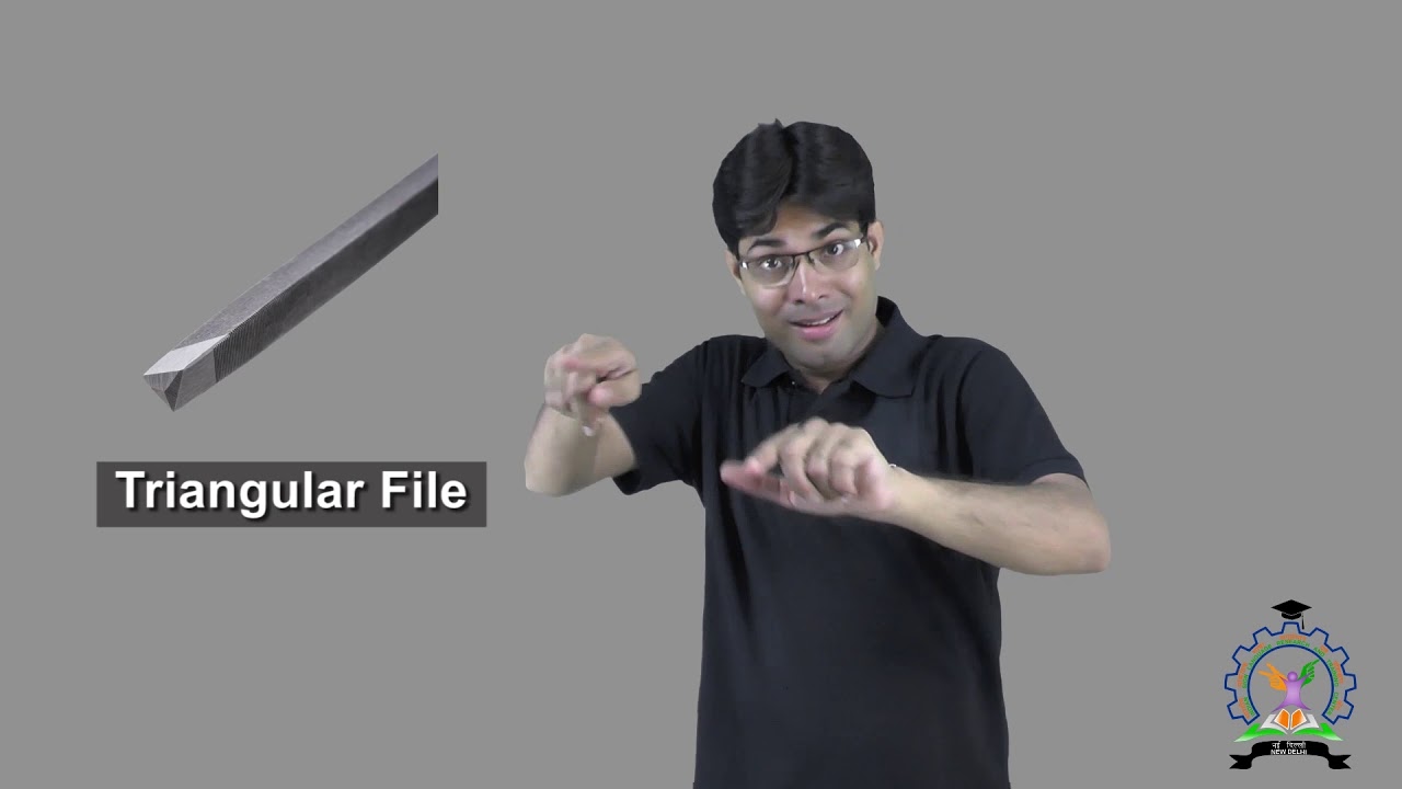 Triangular File - YouTube
