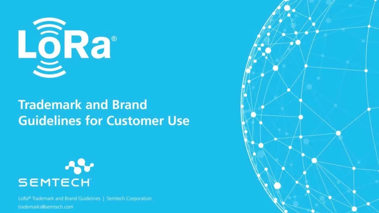 LoRa Trademarks and Brand Guidelines - YouTube