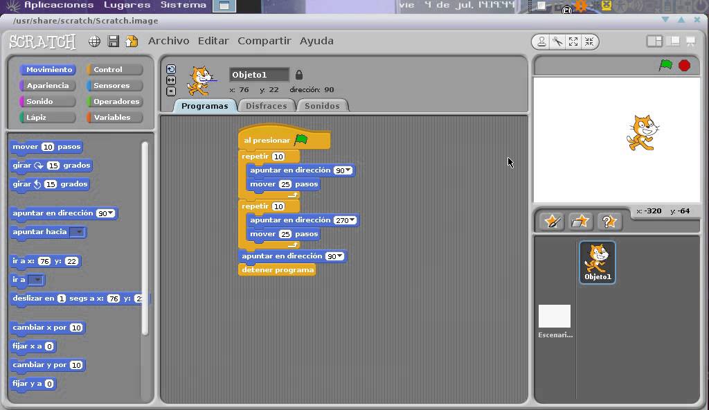 Clase 3 Scratch - Movimiento del Personaje - YouTube