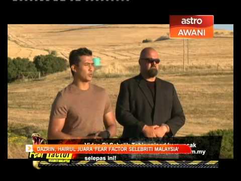 Dazrin, Hairul juara 'Fear Factor Selebriti Malaysia' - YouTube