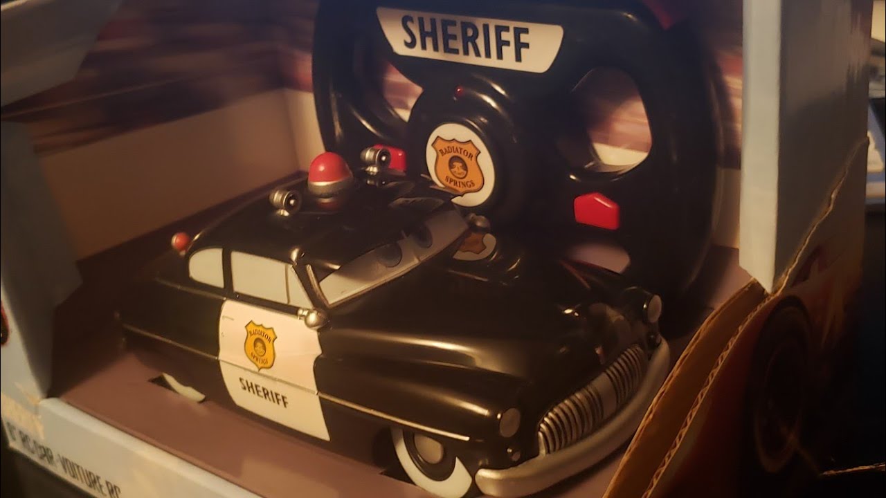 Sheriff from Disney Cars 6"RC car - YouTube
