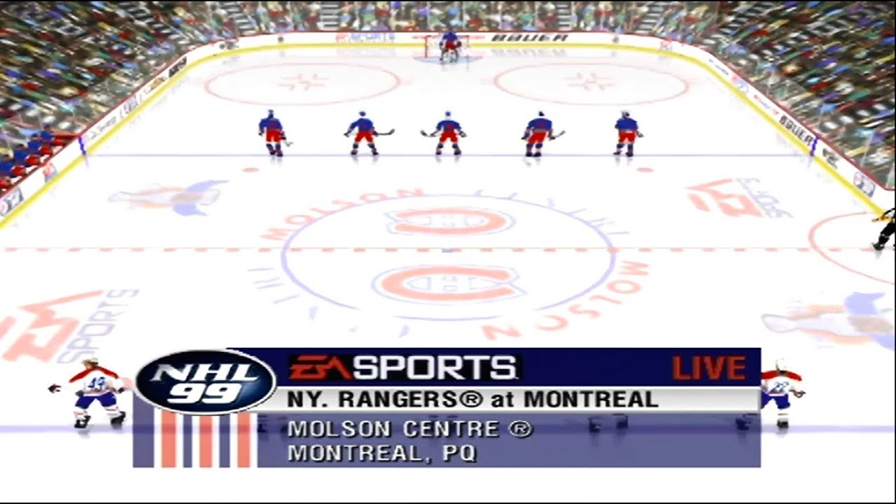 NHL 99 (N64) Rangers vs Canadiens - YouTube