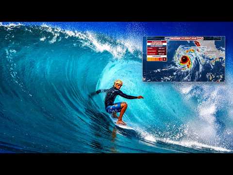 Hurricane Swell Uncovers 90-Year-Old Jetty At World Famous Wedge