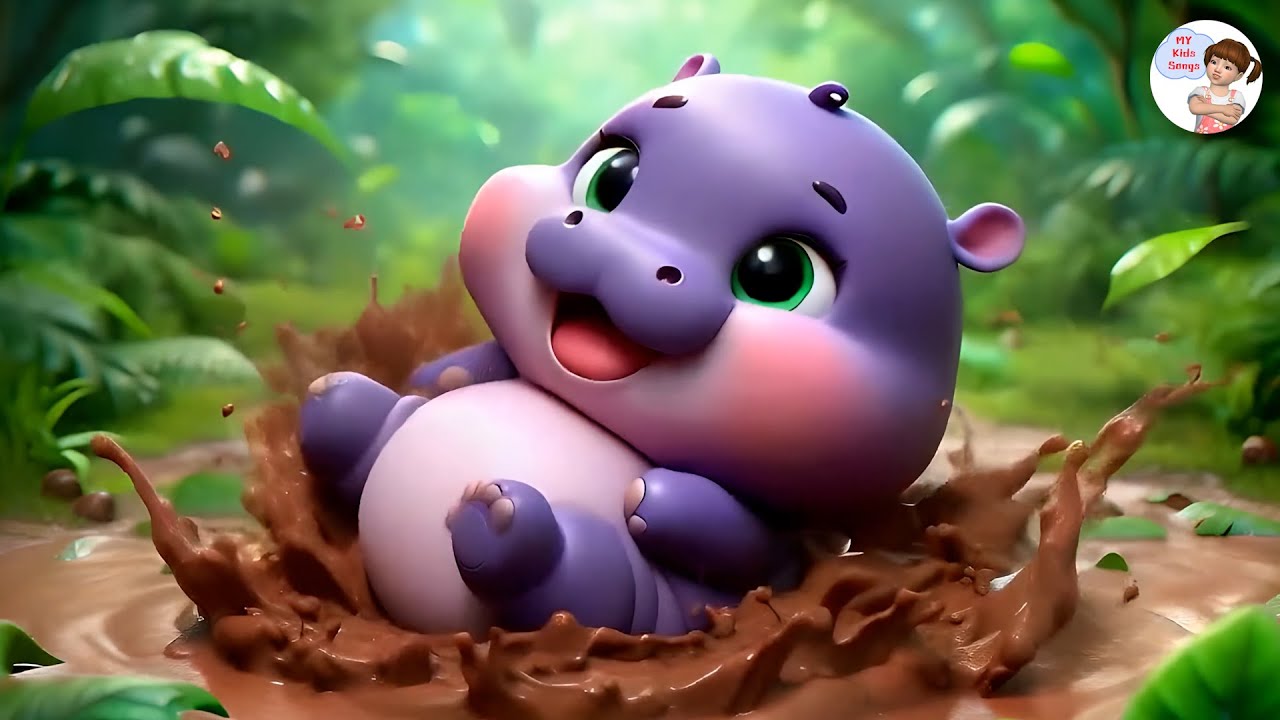 Moo deng deng deng, Baby Hippo | My Kids Songs ,หมูเด้ง #moodeng - YouTube