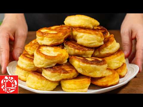 Flauschige Pfannkuchen wie Flaum ohne Hefe! Millionen-Dollar-Rezept mit 100 % Ergebnis
