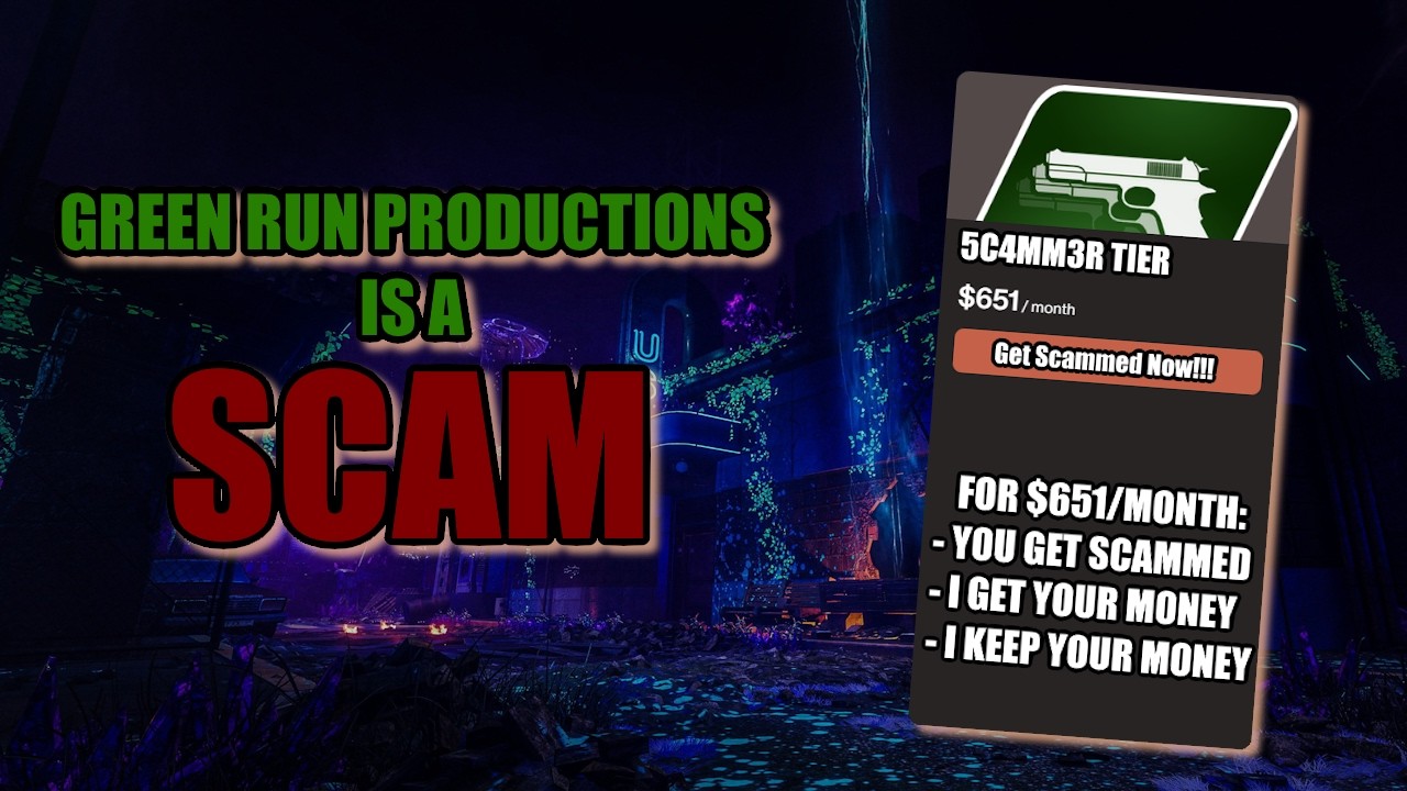 Green Run Productions Is A SCAM! MY TAKE ON THIS SITUATION! - YouTube