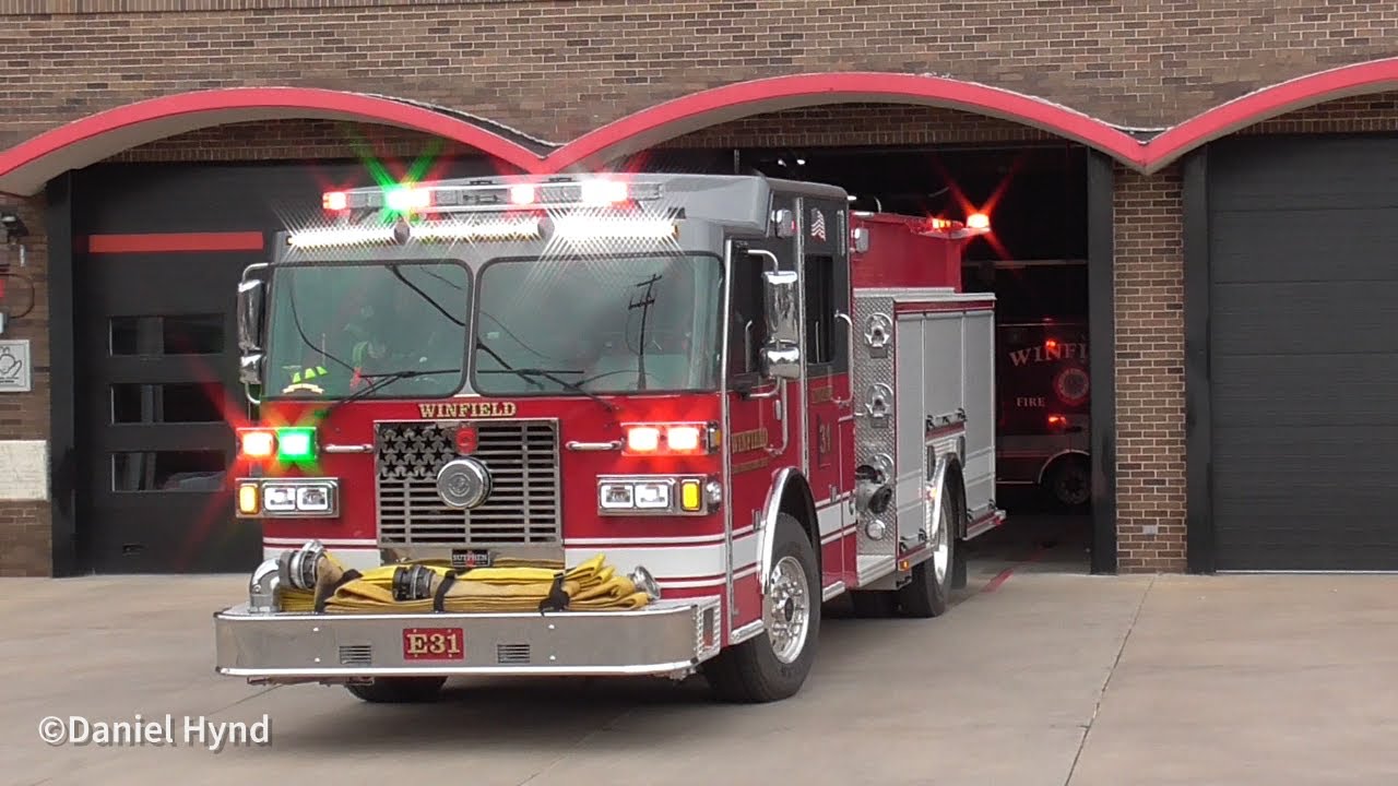 *FIRE* Winfield Fire District *NEW* Engine 31 Responding - YouTube