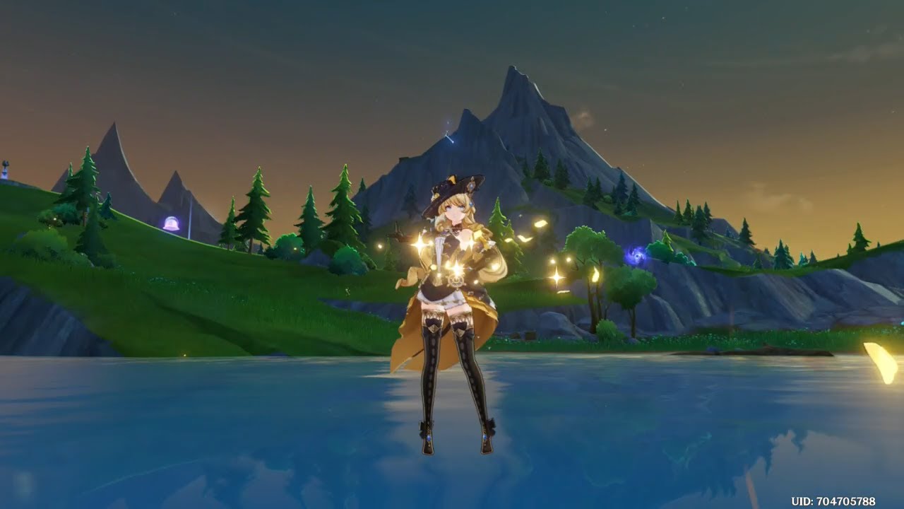 Navia's Burst even Underwater in Fontaine | Genshin Impact - YouTube