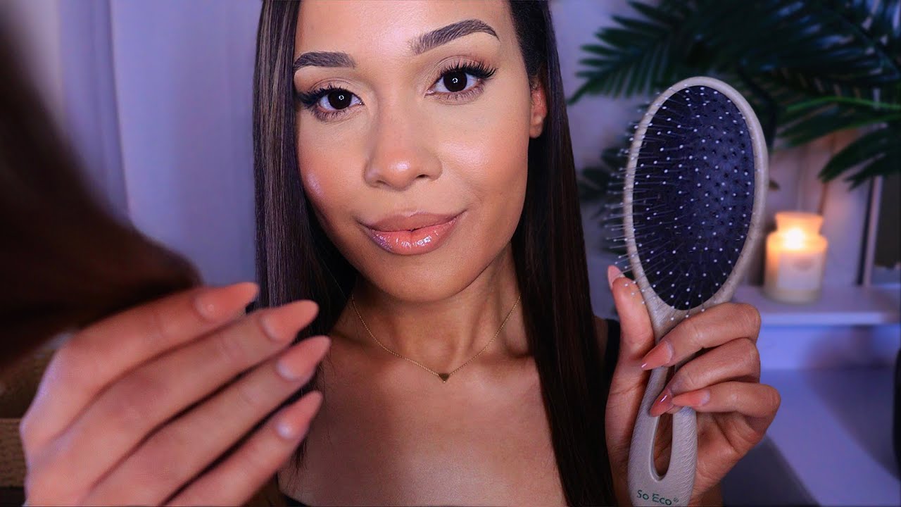 Asmr Tingly Hair Play To Help You Fall Asleep Hair Brushing And Scalp
